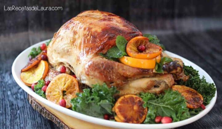 Pavo a la Naranja