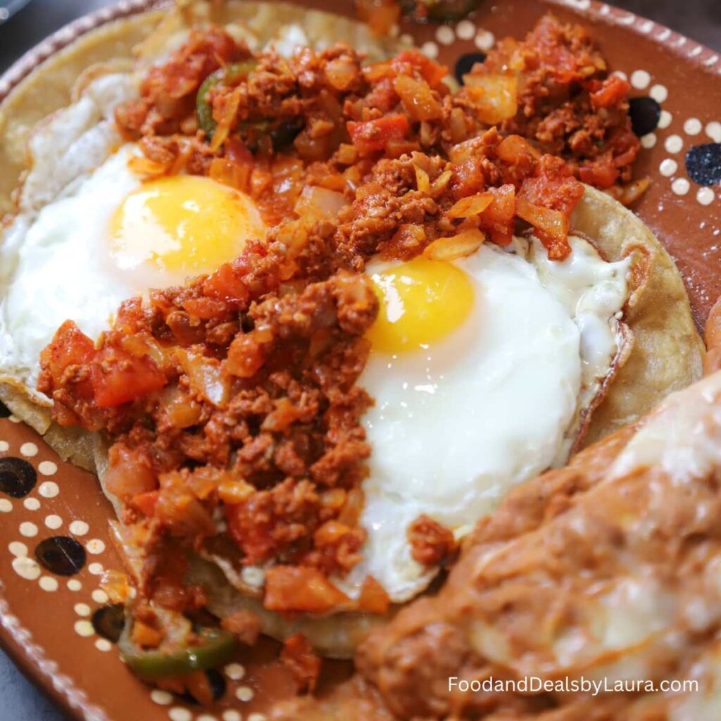 La mejor Receta de Huevos rancheros con Chorizo