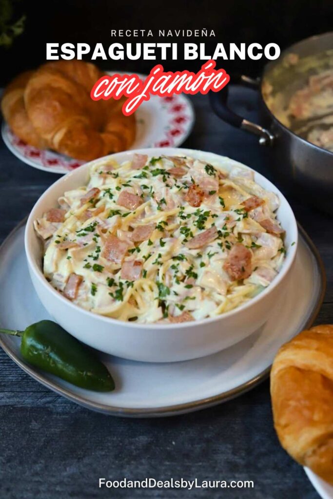 Cómo Hacer Espagueti Blanco Con Crema Y Jamón Receta Fácil Y Rápido