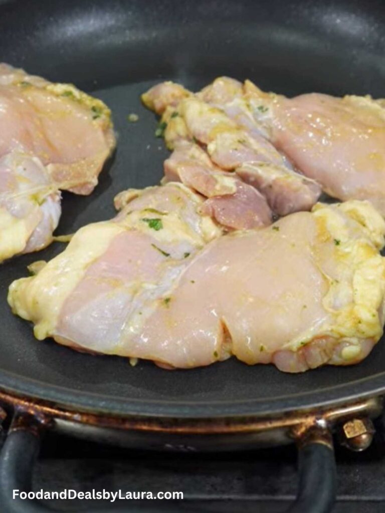 Receta de pollo con papas doraditas